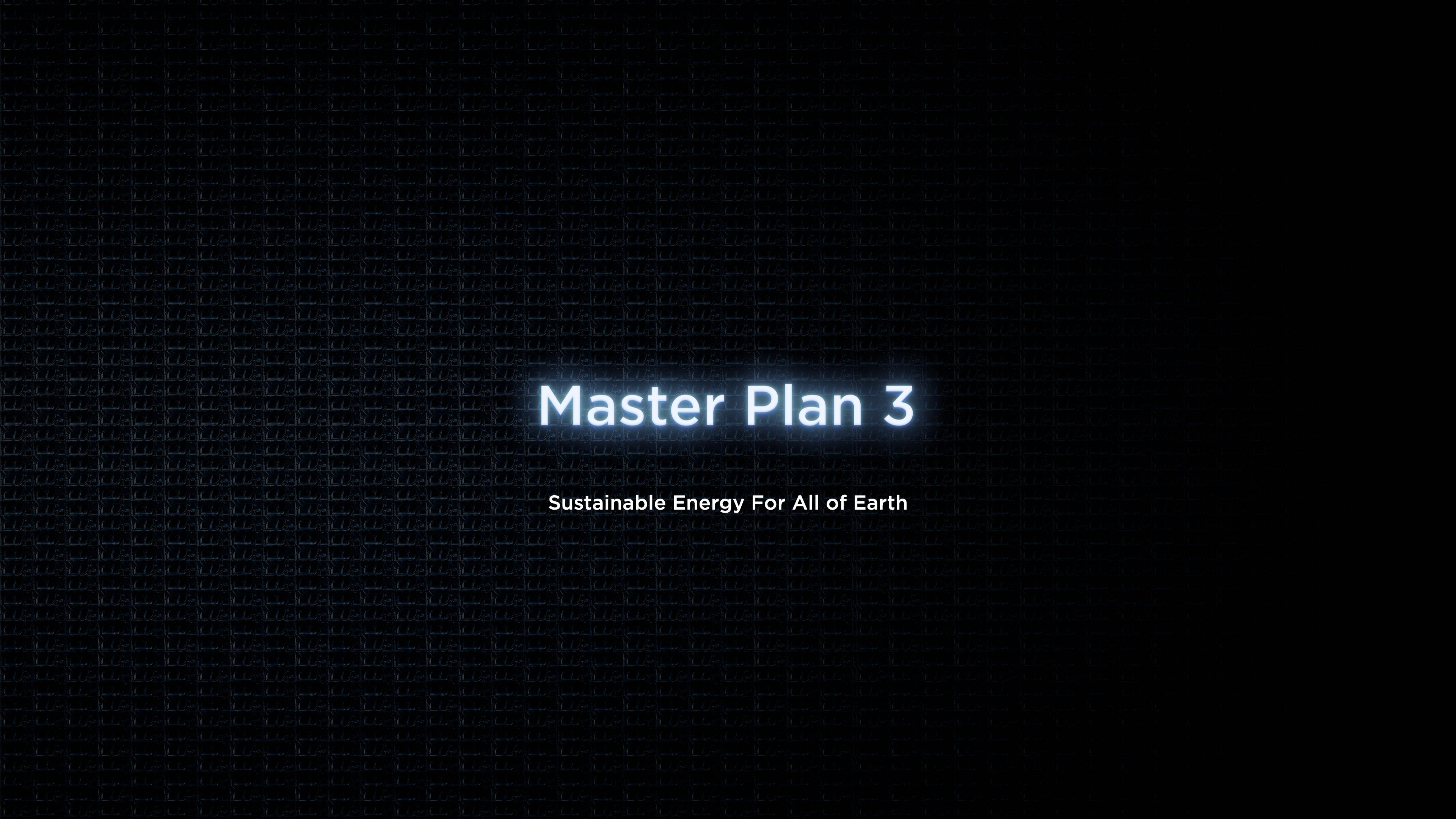 Tesla Announces "Master Plan Part 3" on Investment Day Here are the ke ...