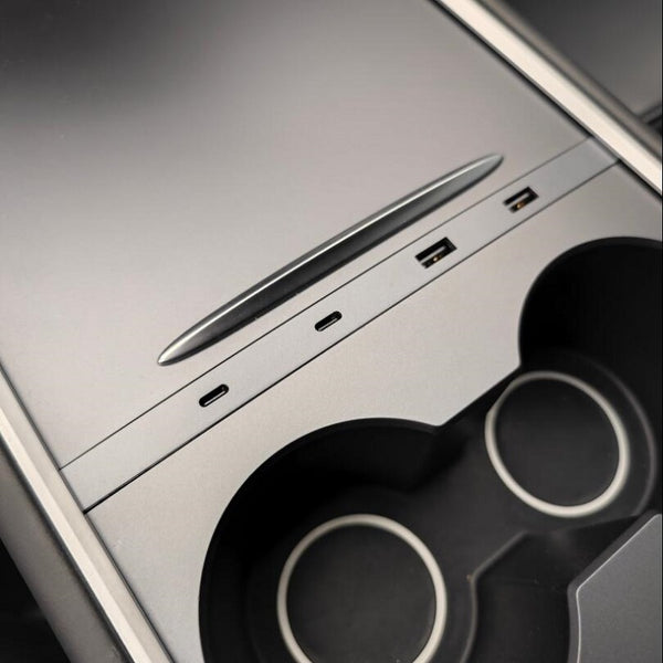 USB Hub 4-in-1 Center Console Adapter For Tesla Model 3 & Y – TOPCARS