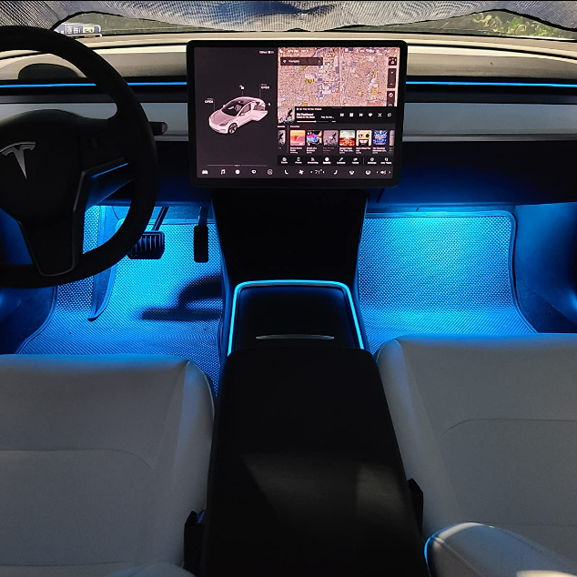Tesla Model 3 & Y Interior Nestour Neon Light Kit – TOPCARS