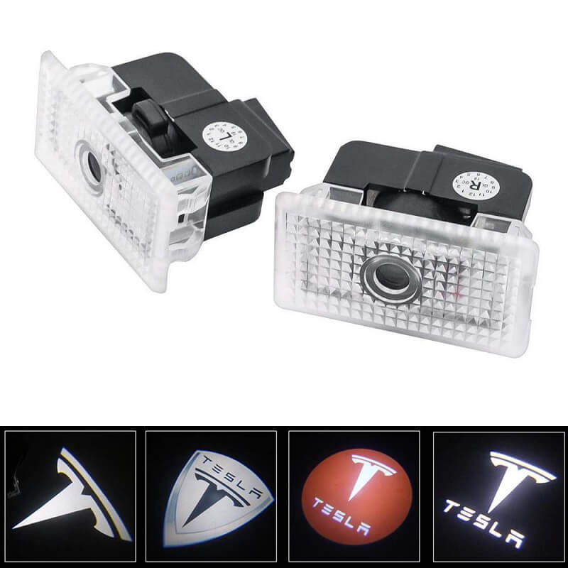 Tesla Model 3/S/X/Y Puddle Lights Car Logo Projector Door – TOPCARS